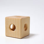 Grimm's Wooden Baby Toy Grasping Rattle - Bell Cube - Australia — Oskar ...