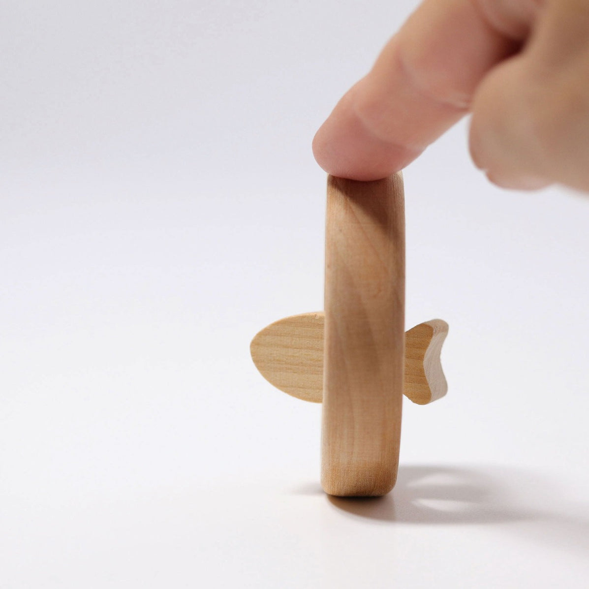 Grimm's Wooden Baby Toy Grasping Rattle - Fish Zeppo - Australia ...