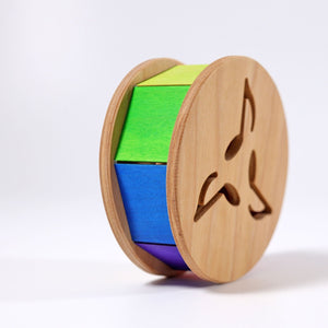 Grimm's Rolling Sound & Colour Wheel - Oskar's Wooden Ark, Australia