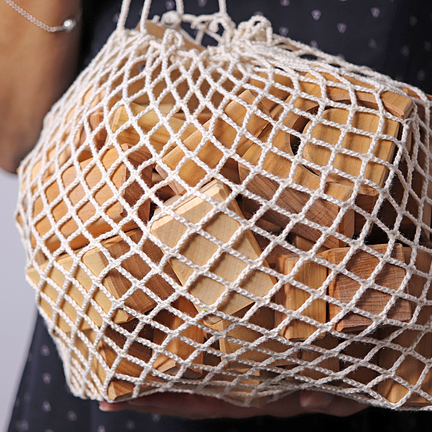 Grimm's Natural Geo Blocks 60 Pieces - Oskar's Wooden Ark, Australia