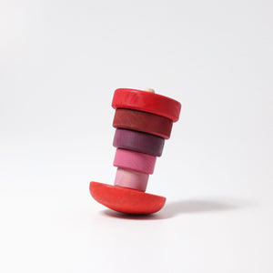 Grimm's Stacking Tower Conical - Wobbly Pink - Australia — Oskar's ...