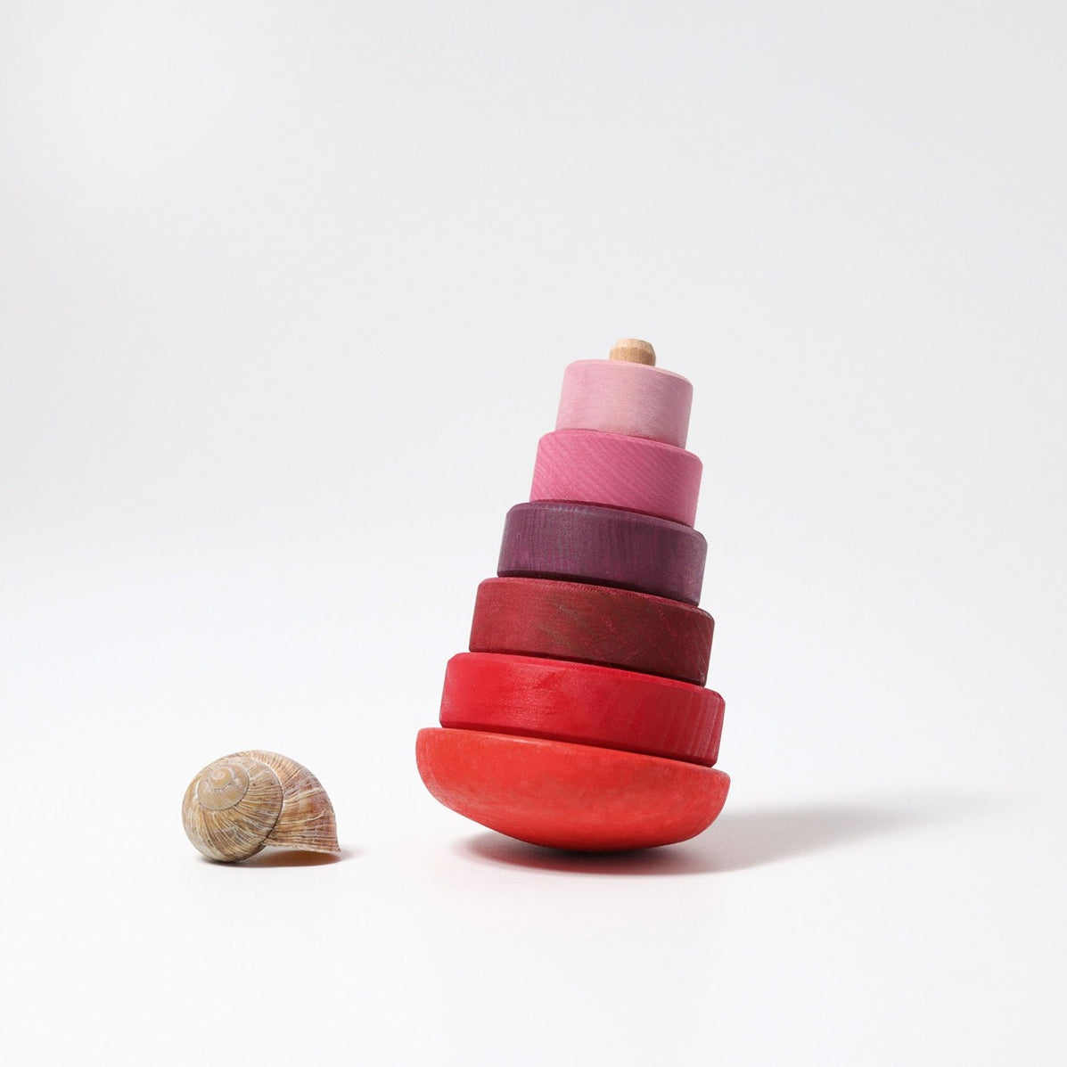 Grimm's Stacking Tower Conical - Wobbly Pink - Australia — Oskar's ...