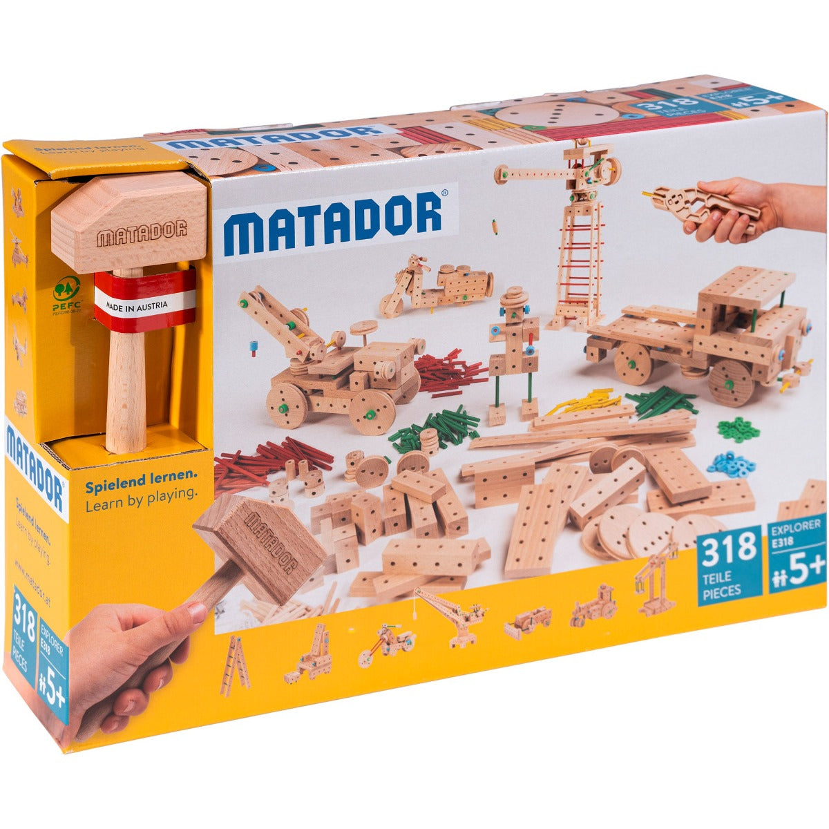 Matador Explorer 5+ E318 - Wooden Construction Toy Set, Australia ...