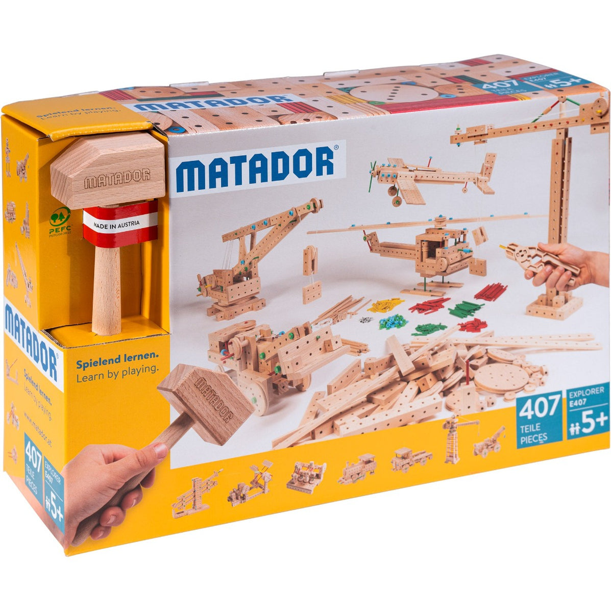Matador Explorer 5+ E407 - Wooden Construction Toy Set, Australia ...