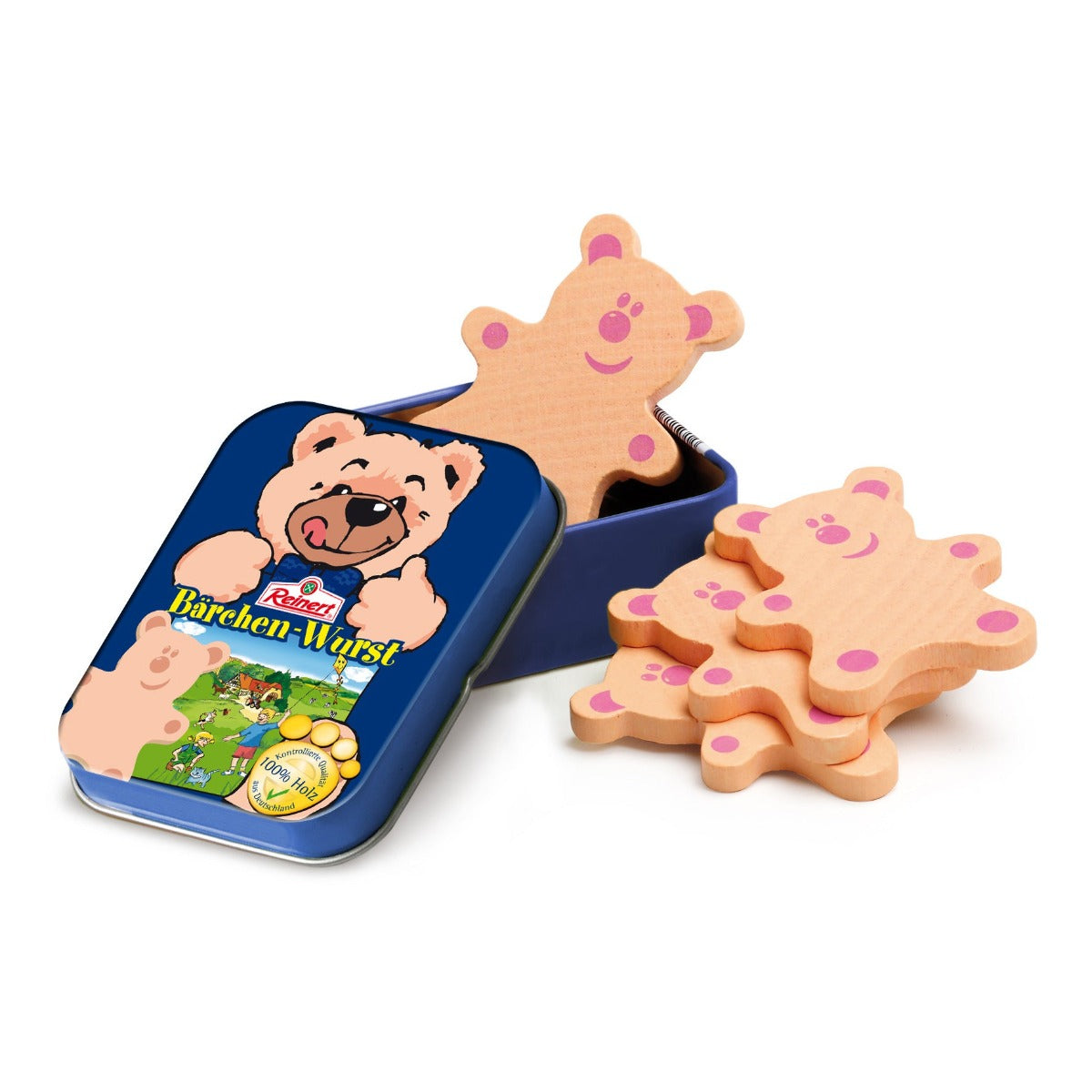Erzi Smiley Ham Wooden Play Food - Australia — Oskar's Wooden Ark