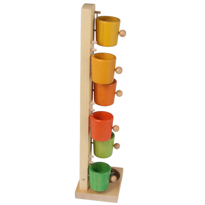Beck Roller Cups Rainbow — Oskar's Wooden Ark