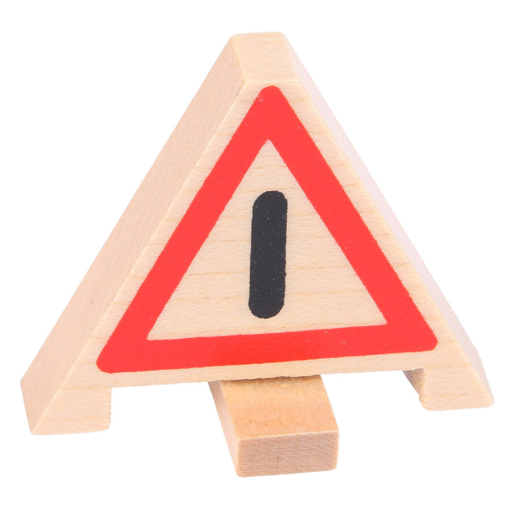 Beck Traffic Warning Road Sign — Oskar's Wooden Ark
