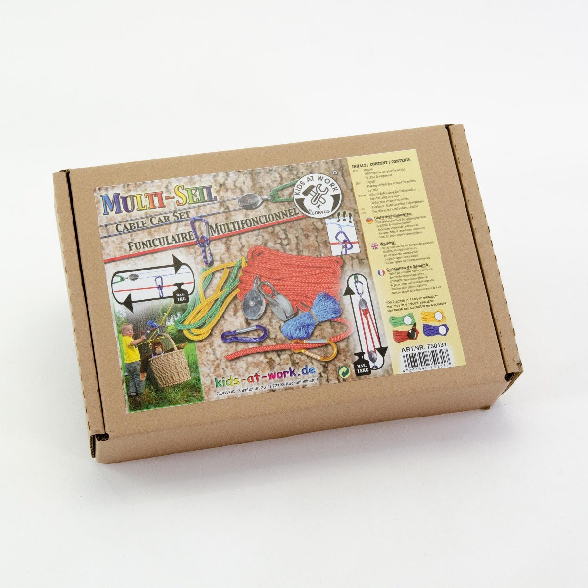 Multifunctional Cable Railway 10m Corvus Kids at work real tools for ...