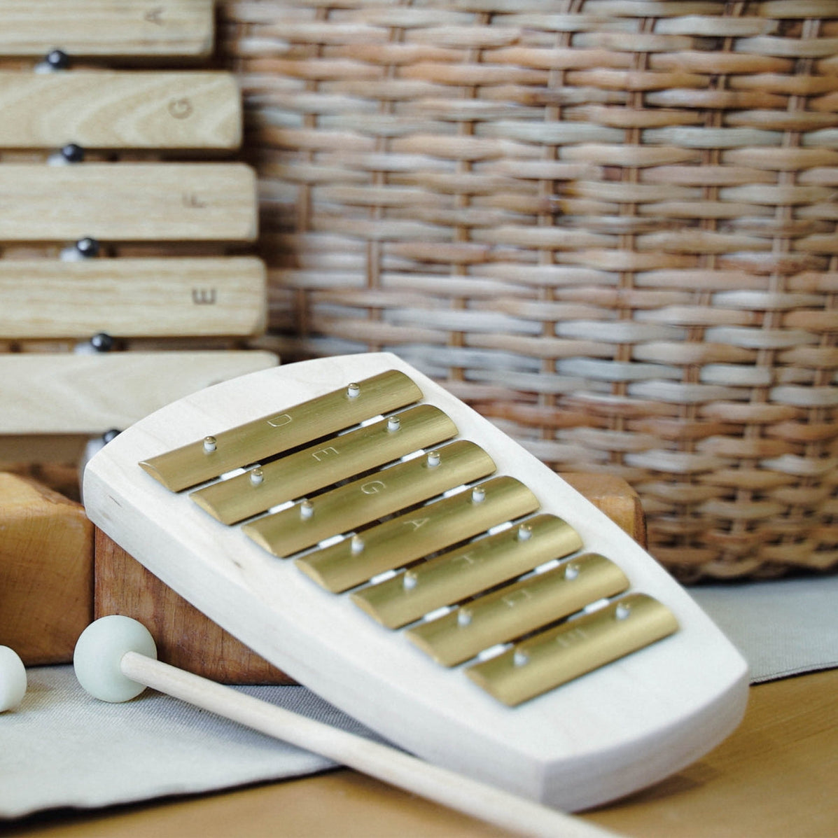 Auris glockenspiel - straight - pentatonic - 7 tones in Australia — Oskar's Wooden Ark