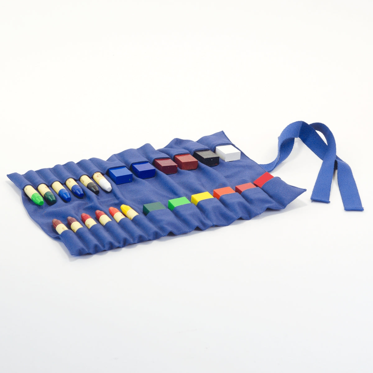 Crayon Roll 100% Cotton for 12 Stick and 12 Block Crayons in Australia ...