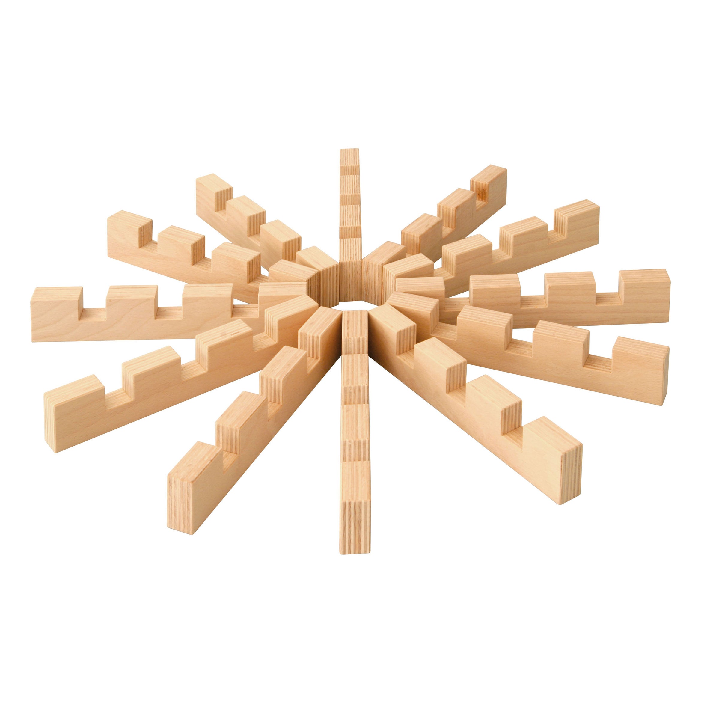 Regenbogenland Wooden Interlocking Slats Building Blocks Australia ...