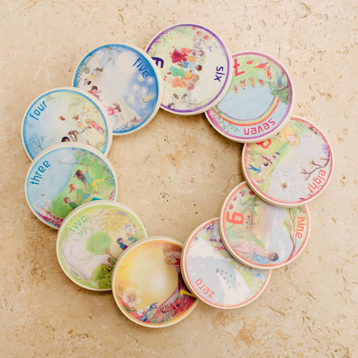 Wilded Family Number set 0-9 Learning Tools Australia — Oskar's Wooden Ark