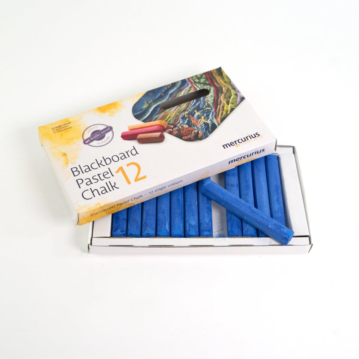 Mercurius Blackboard Pastel Art Chalk, Single Colour, Box of 12 — Oskar ...