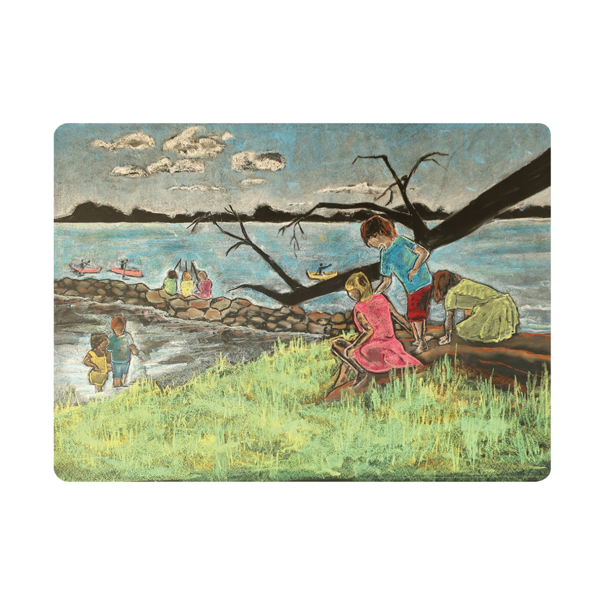 Chalkboard Art Cards - Summer, pack of 5 cards — Oskar's Wooden Ark