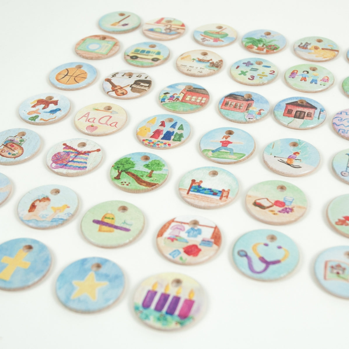 From Jennifer Custom Calendar Coins for Perpetual Montessori Calendar ...