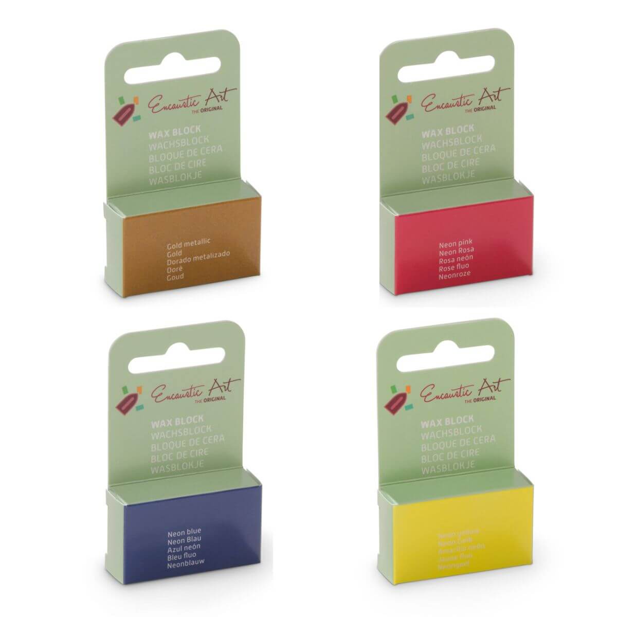 Encaustic Art Hot Wax Art Blocks - 1 Block Single Colour — Oskar's ...