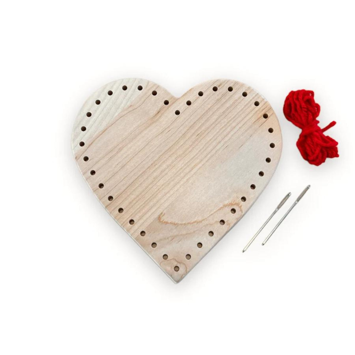 From Jennifer Heart Lacing Board from Oskar's Wooden Ark in Australia