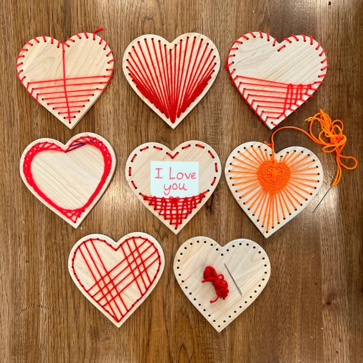 From Jennifer Heart Lacing Board from Oskar's Wooden Ark in Australia