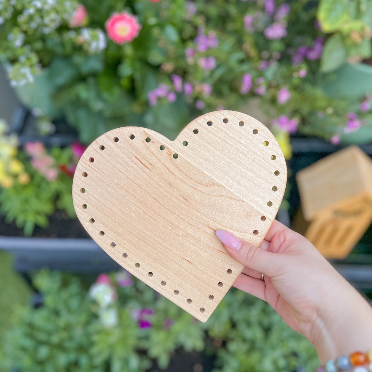 From Jennifer Heart Lacing Board from Oskar's Wooden Ark in Australia