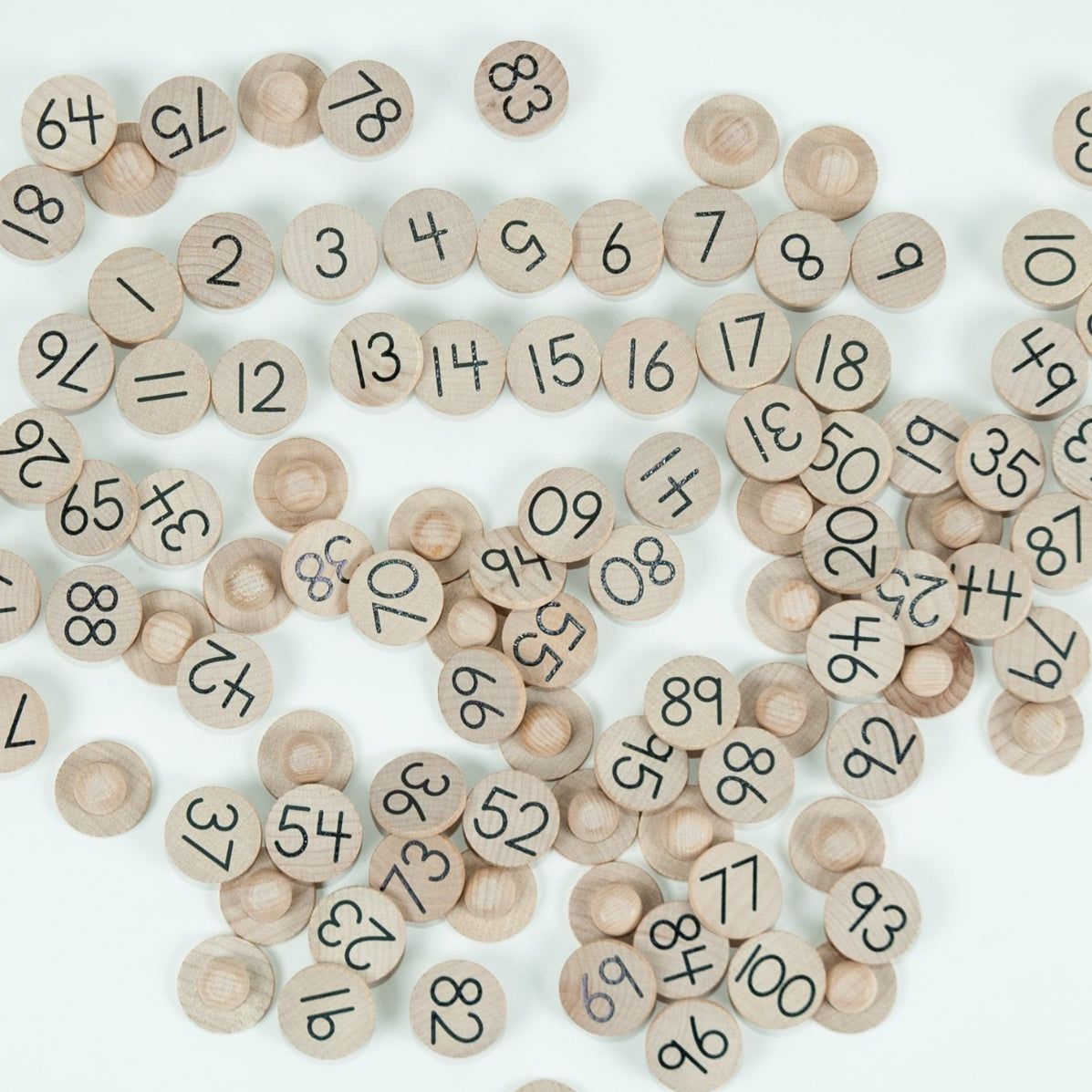 From Jennifer Wooden Number Coins Set - Oskar's Wooden Ark - Australia