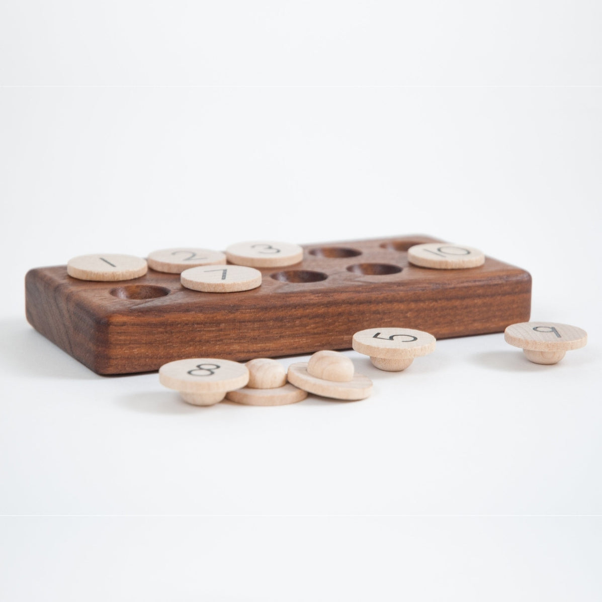 From Jennifer Wooden Number Coins Set - Oskar's Wooden Ark - Australia