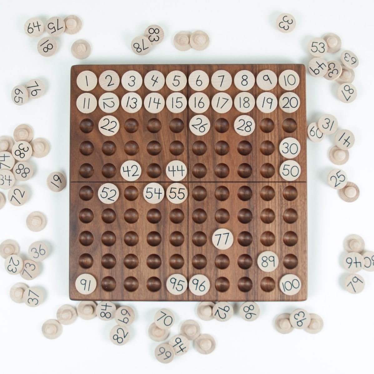 From Jennifer Wooden Number Coins Set - Oskar's Wooden Ark - Australia