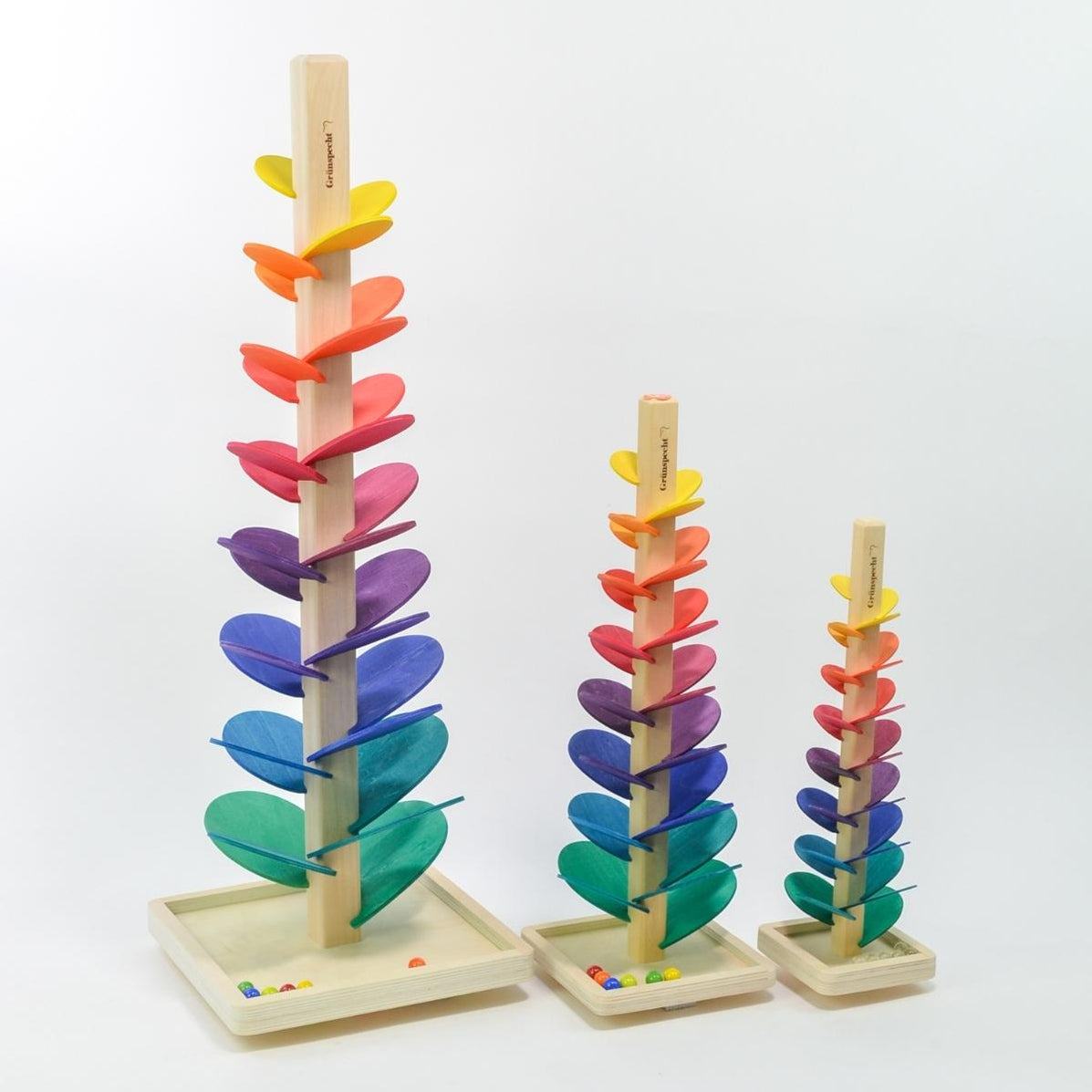 Grunspecht Klangbaum Rainbow Musical Sound Marble Tree - Large 72 cm ...