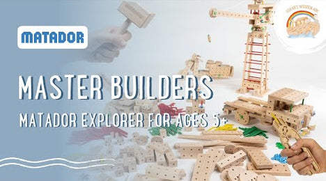Matador Explorer 5+ E222 - Wooden Construction Toy Set, Australia ...
