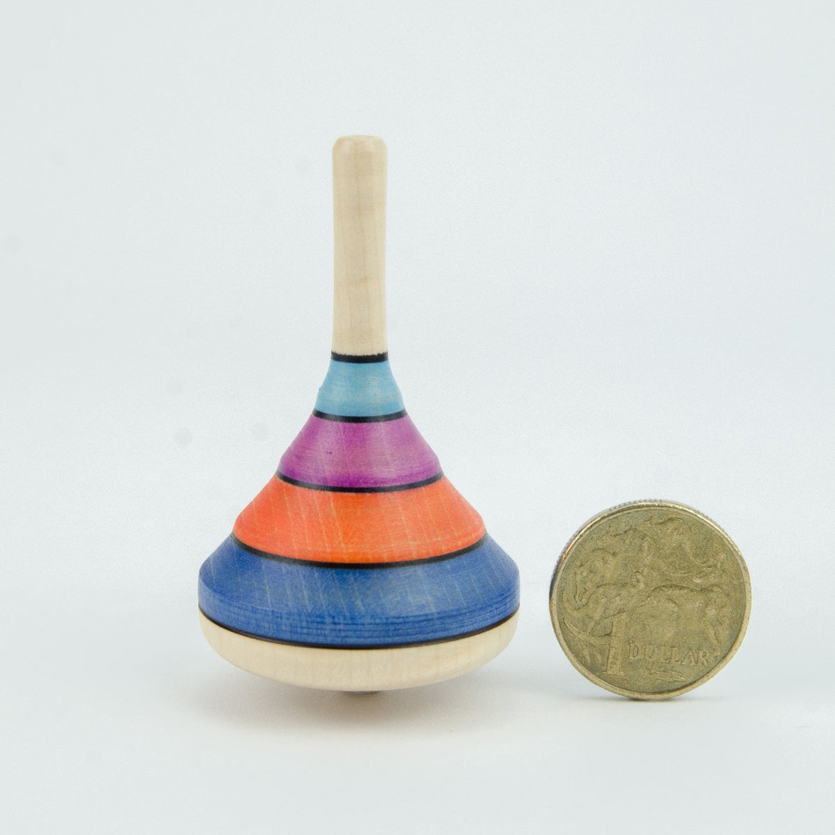 Mader Harlekin Spinning Top from Oskar's Wooden Ark