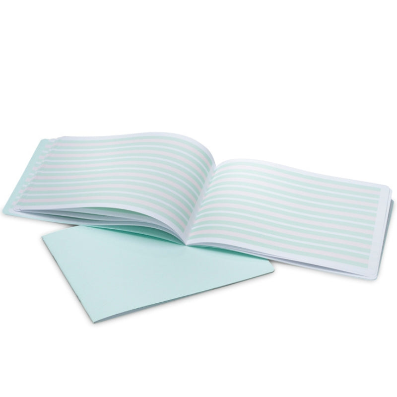Handwriting Practice Book - Mint Green Landscape Lined 9-9-9 Single Bo ...