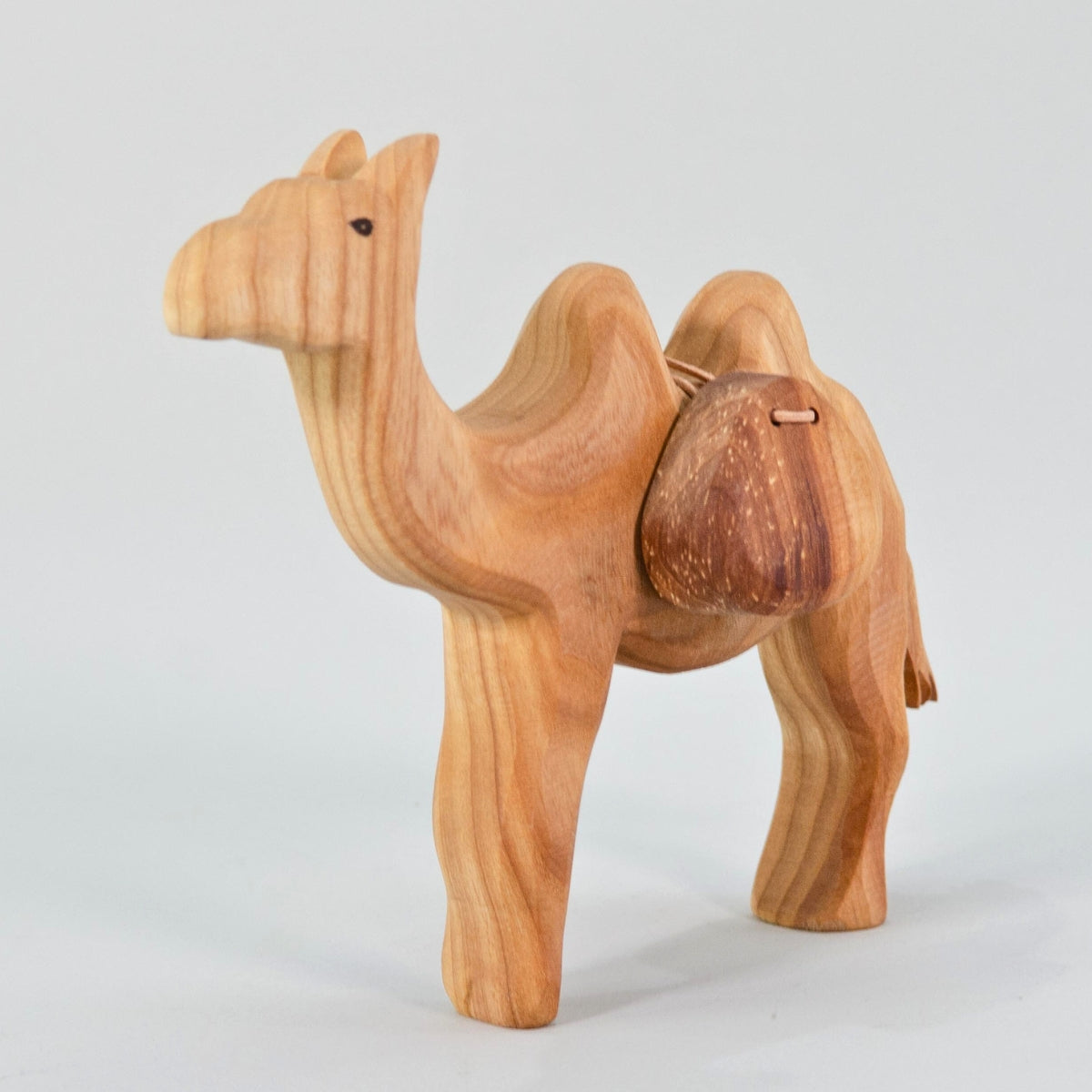 Predan Camel Standing with Bags - Oskar's Wooden Ark, Australia