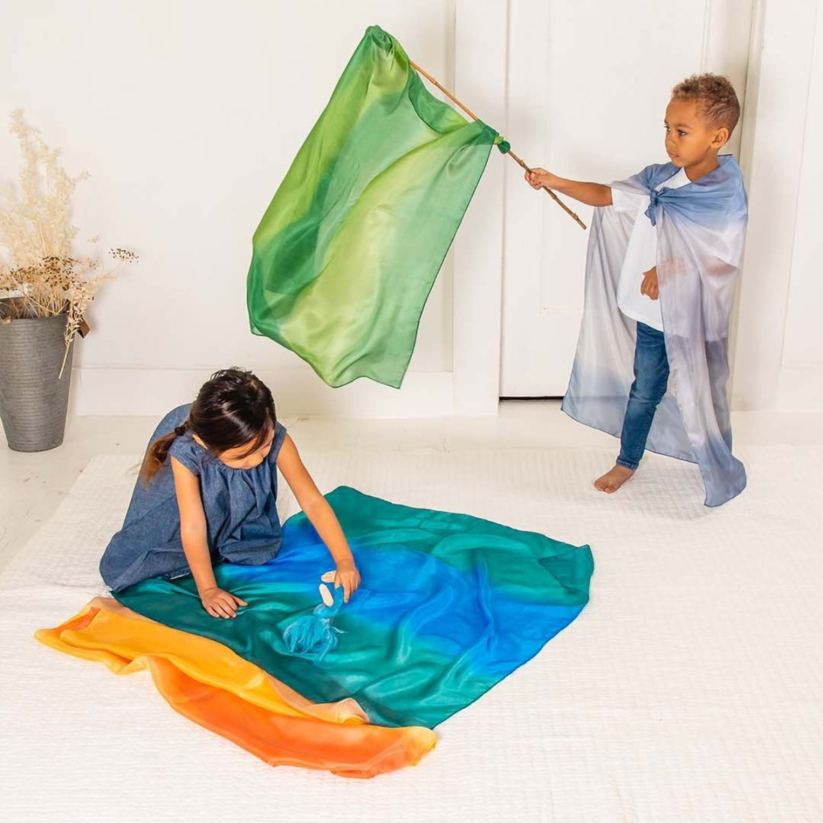Sarah's Silks Earth Playsilks in Australia from Oskar's Wooden Ark