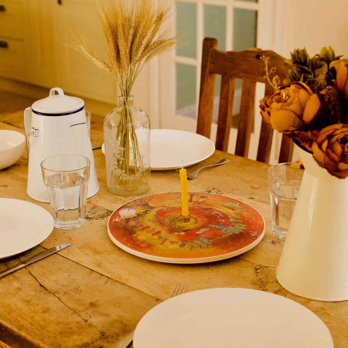 Wilded Family Autumn Wheel Seasonal Display Australia — Oskar's Wooden Ark