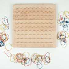 From Jennifer Wooden Maple Multiplication Hundred Geoboard - Australia ...