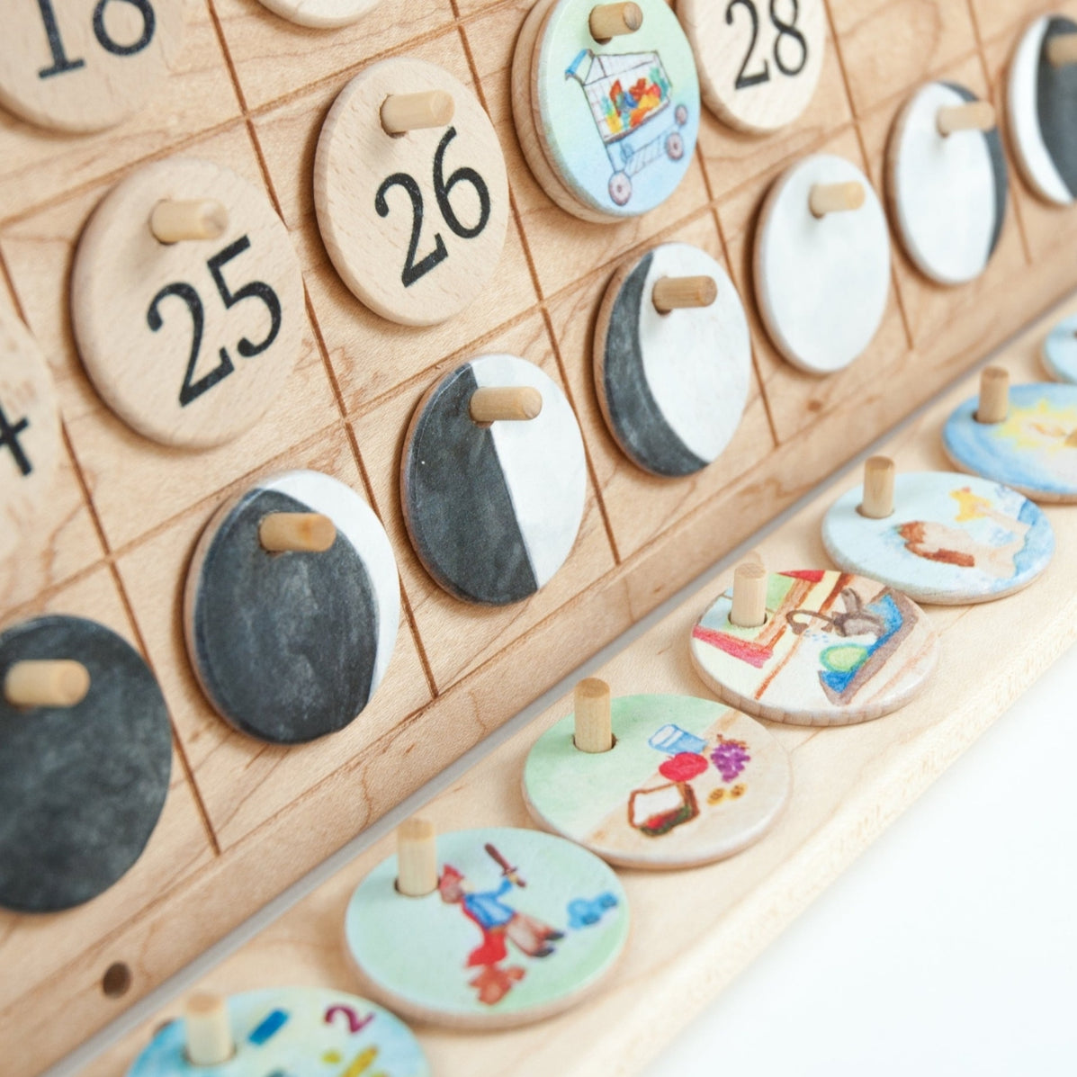 From Jennifer Wooden Perpetual Montessori Calendar in Australia — Oskar ...
