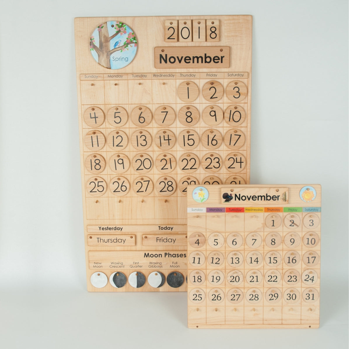 From Jennifer Wooden Perpetual Montessori Classroom Calendar Australia ...