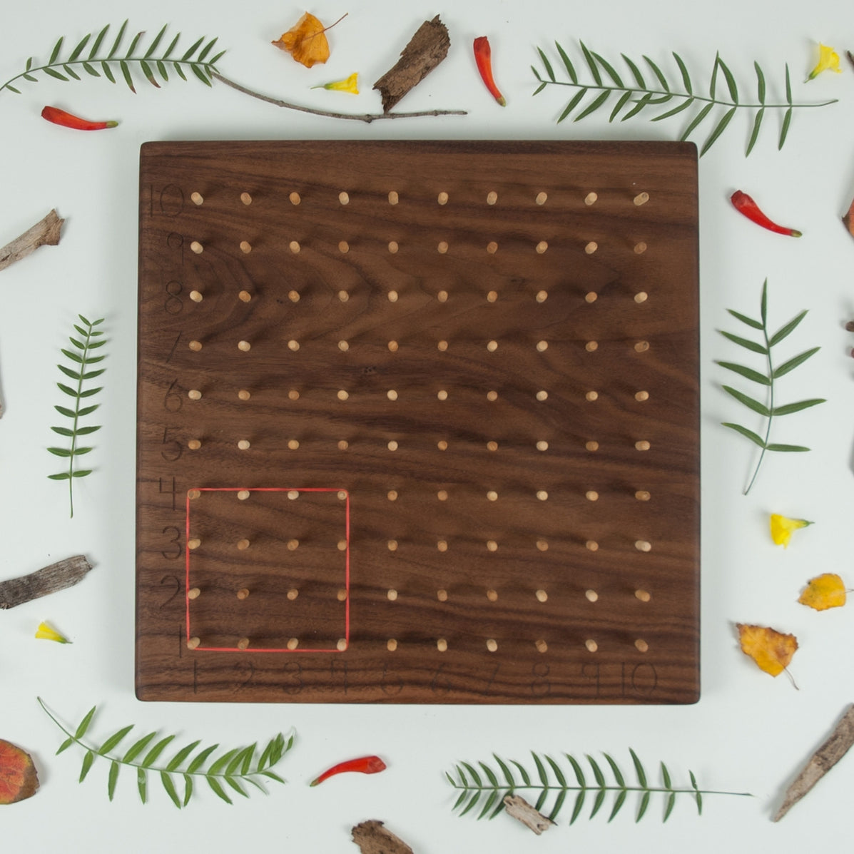 From Jennifer Wooden Walnut Multiplication Hundred Geoboard Australia ...